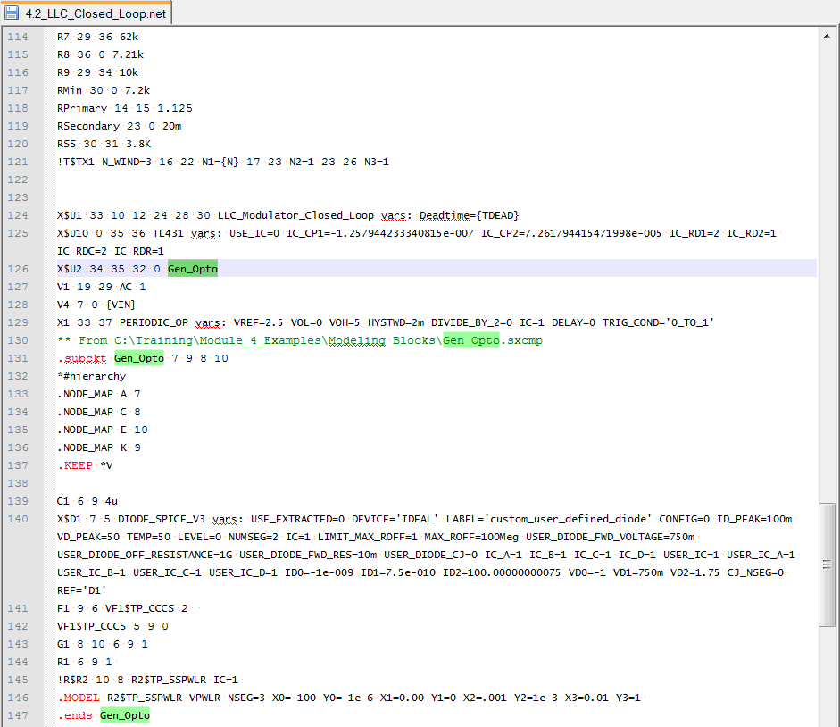 Advanced SIMPLIS Training: 4.2 What is a Schematic Component File?