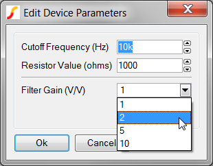Advanced SIMPLIS Training: 5.2 Parameter-Editing Dialogs