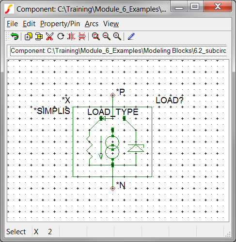 Advanced SIMPLIS Training: 6.2 Assembling the Subcircuit Load